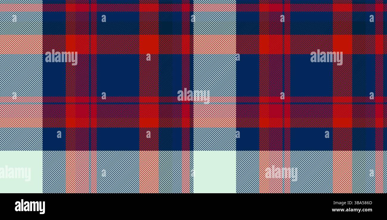 Vibrant red, navy, and light blue plaid pattern. Perfect for textile ...