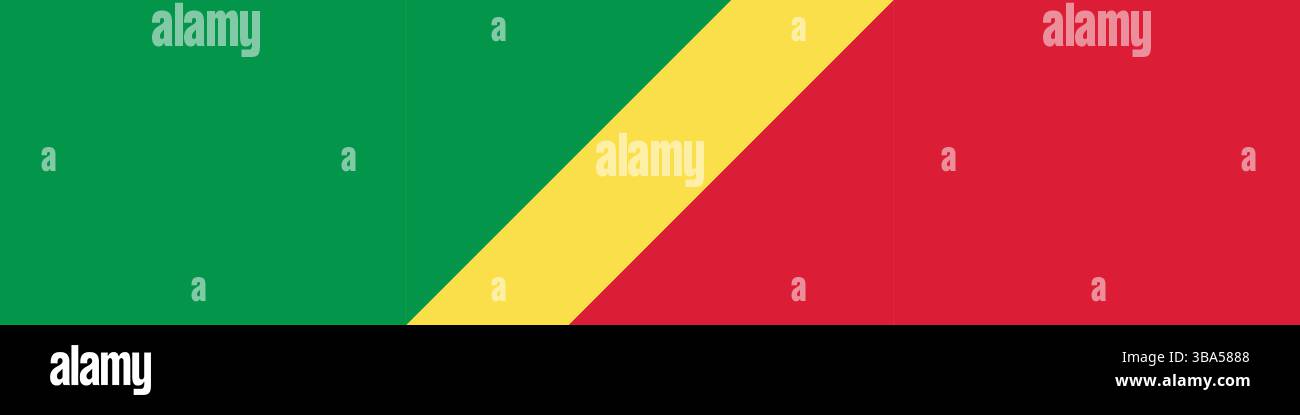Flag of Congo. Congo flag long banner digital vector illustration Stock ...