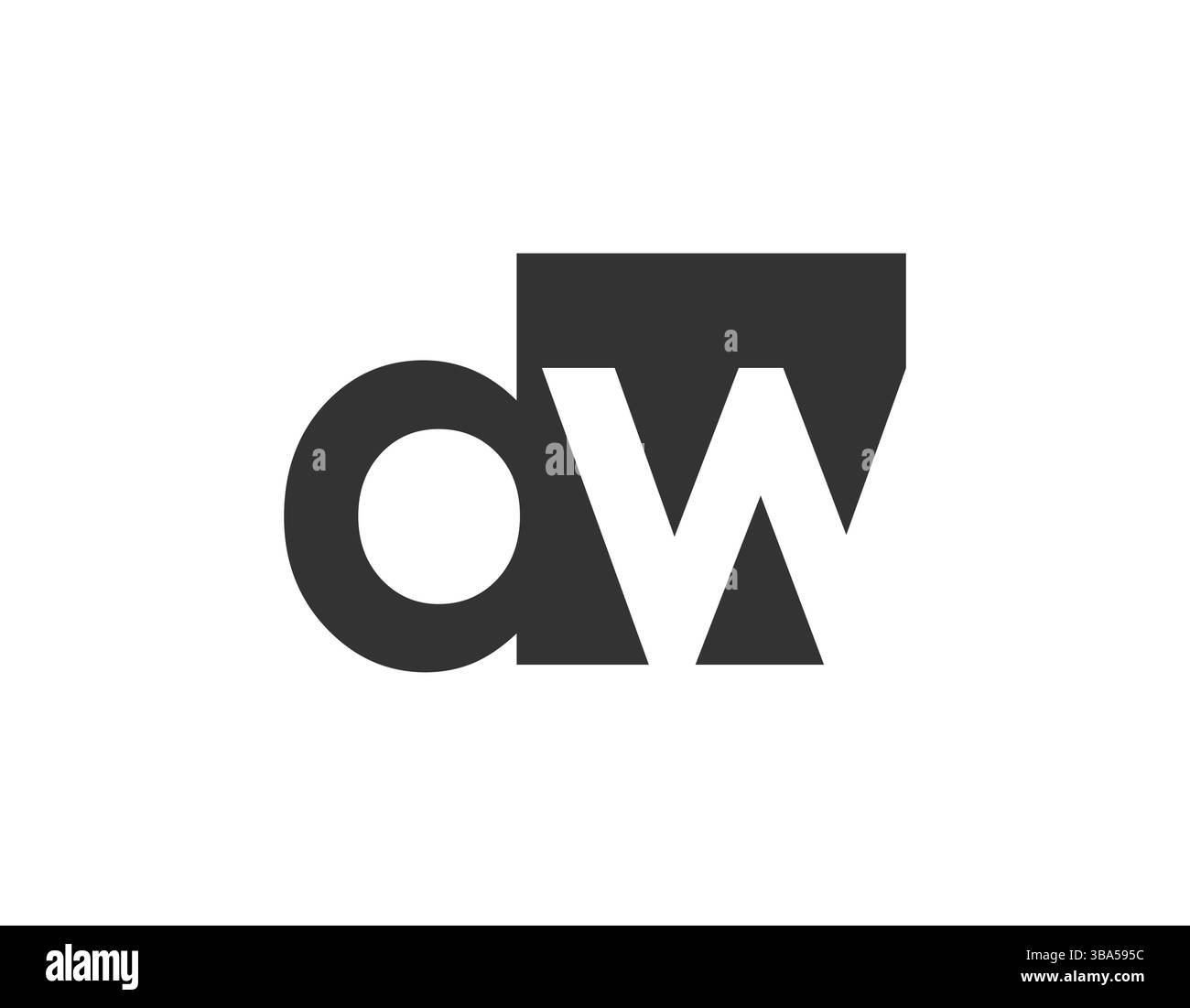 W d logo design Black and White Stock Photos & Images - Alamy