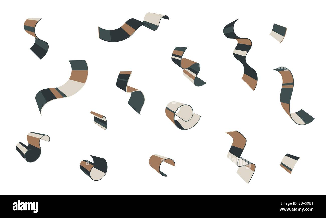 Patterns in muted colors Cut Out Stock Images & Pictures - Alamy