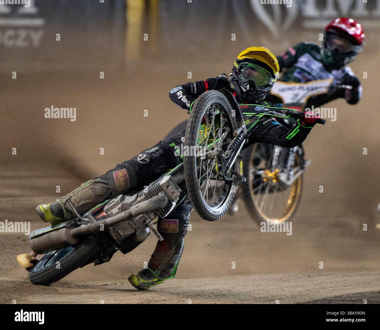 Czestochowa, Poland. 11th May, 2025. Rohan Tungate of ROW in action on the track in Heat 13 ...