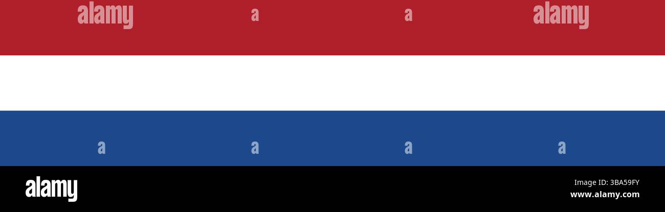 Flag of Netherlands. Netherlands flag long banner digital vector ...