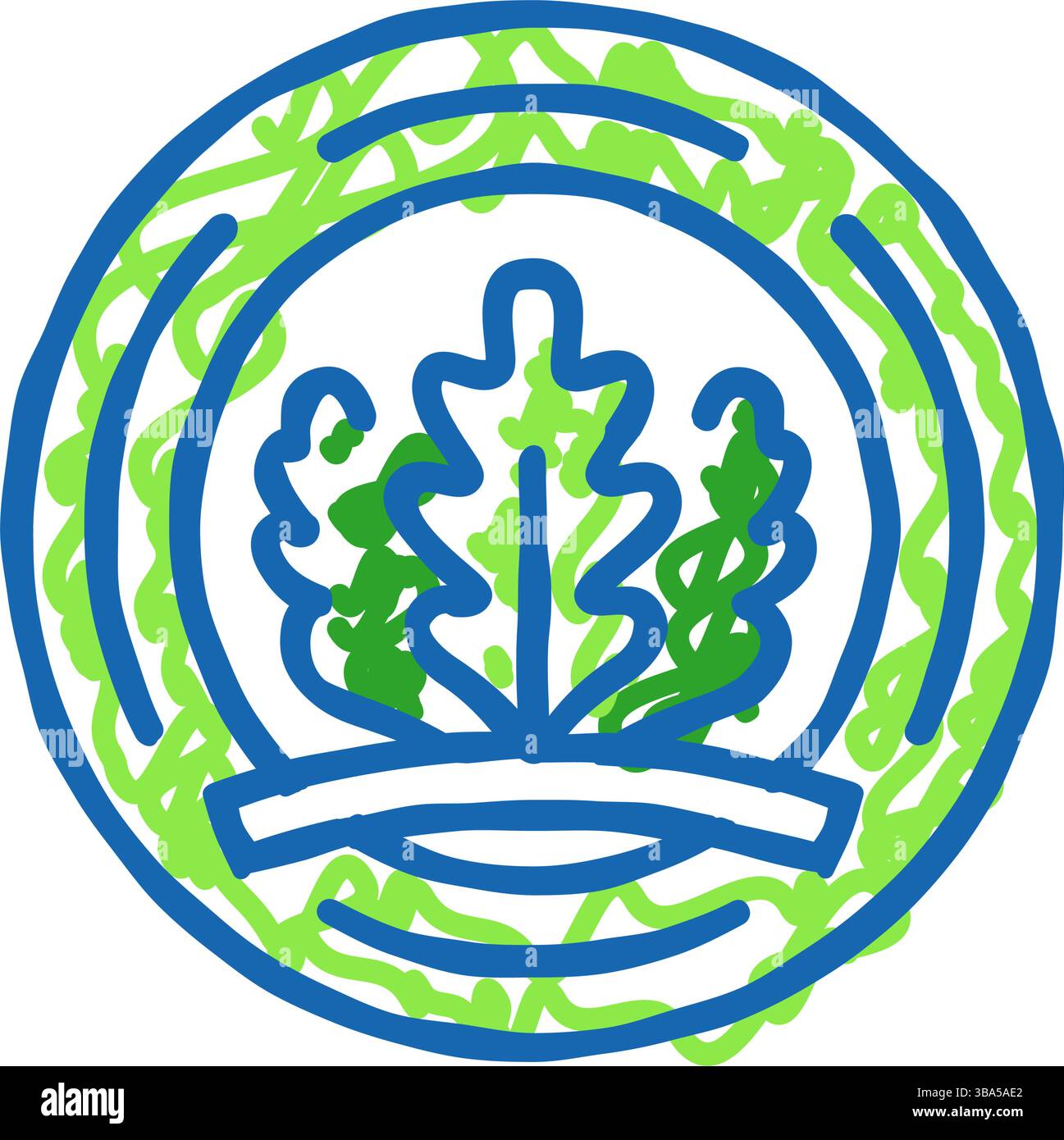 leed certification green building icon doodle illustration Stock Vector ...