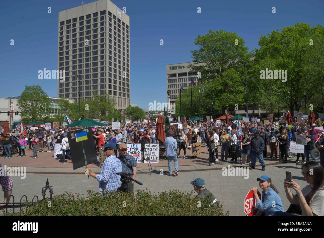 May 11, 2025, Worcester, Ma, USA: Angry residents demonstrate on ...