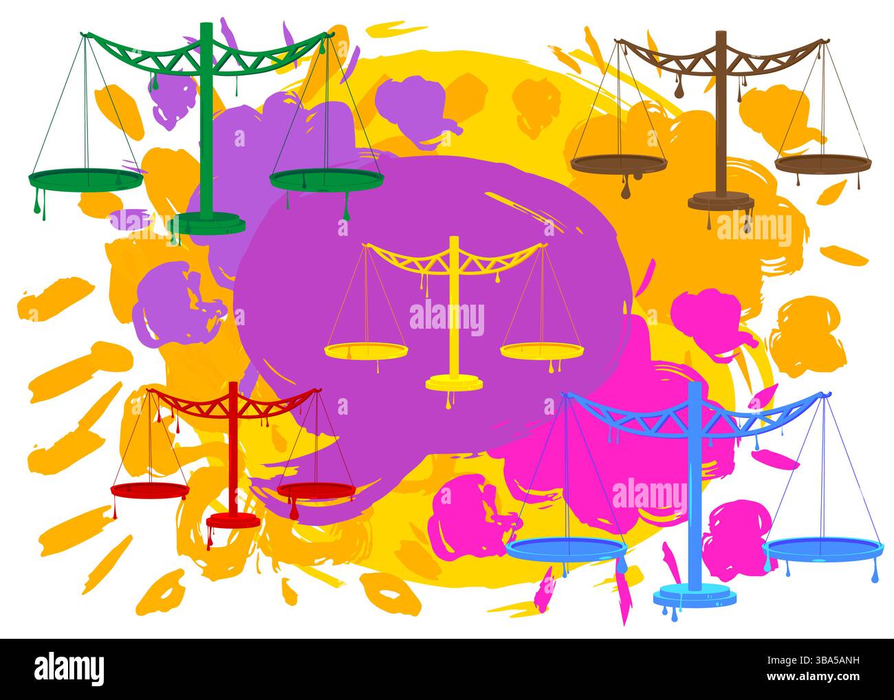 Scale graffiti. Abstract modern street art decoration performed in ...