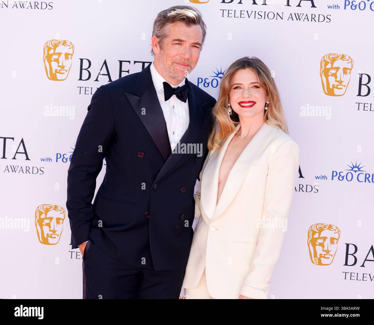 London, UK. 11th May, 2025. Patrick Brammall and Harriet Dyer attend ...