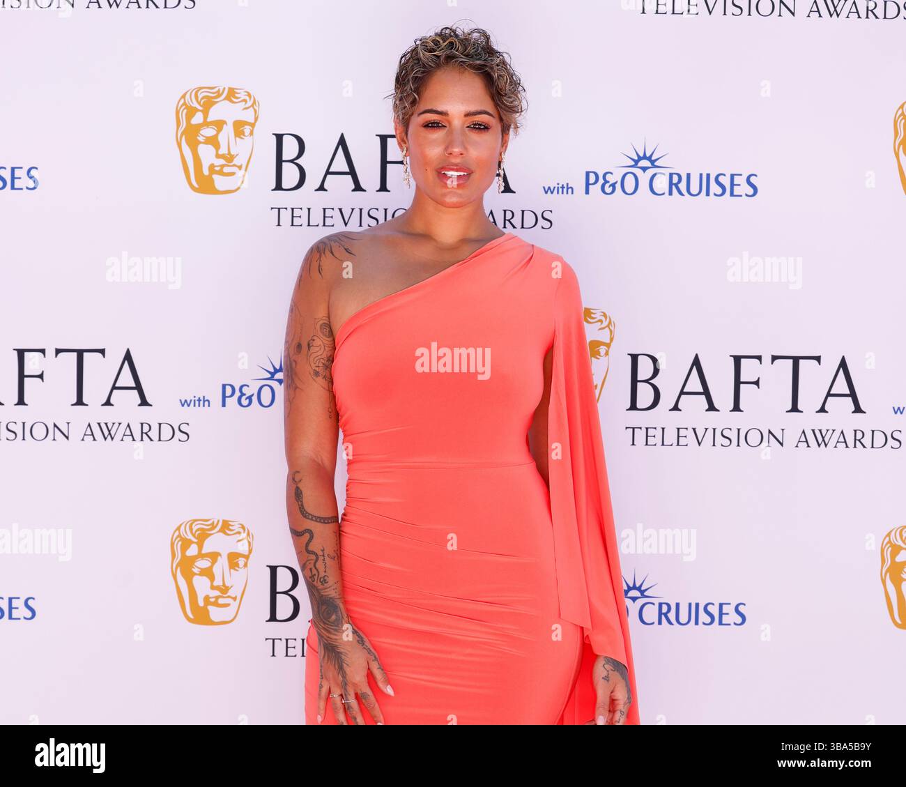 Malin Andersson attends the BAFTA Television Awards 2025 at the Royal Festival Hall in Waterloo ...