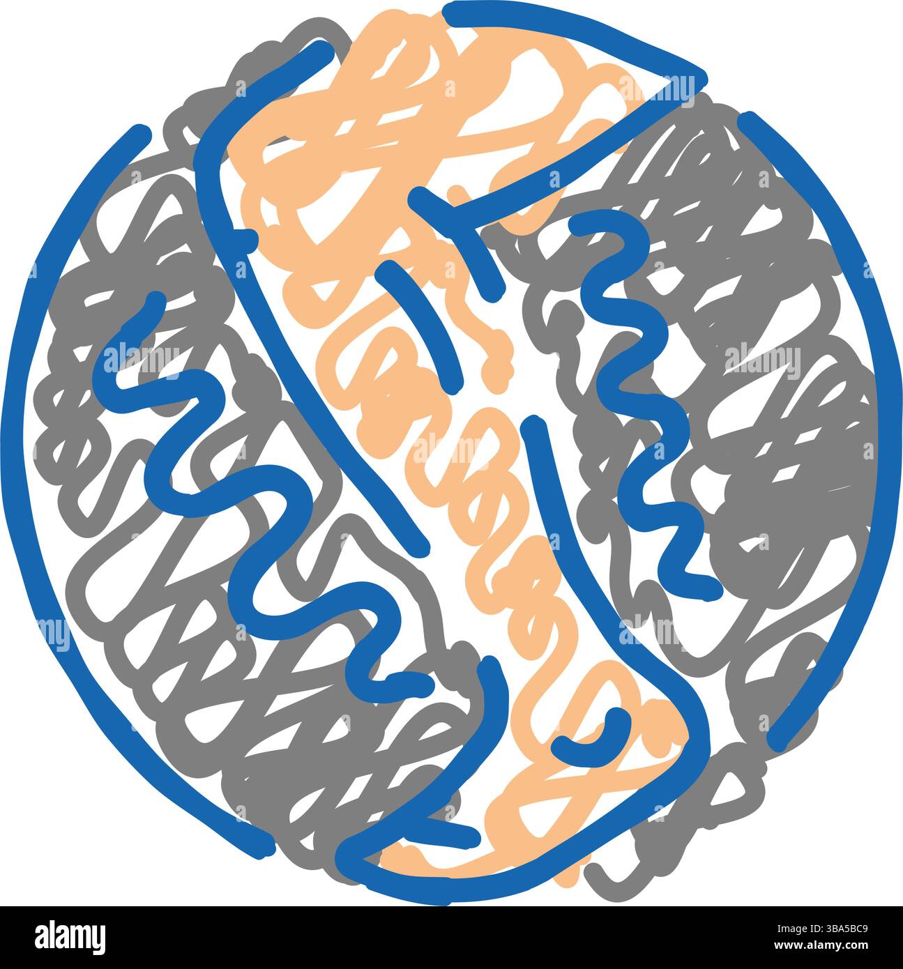 stooped posture osteoporosis symptom icon doodle illustration Stock ...