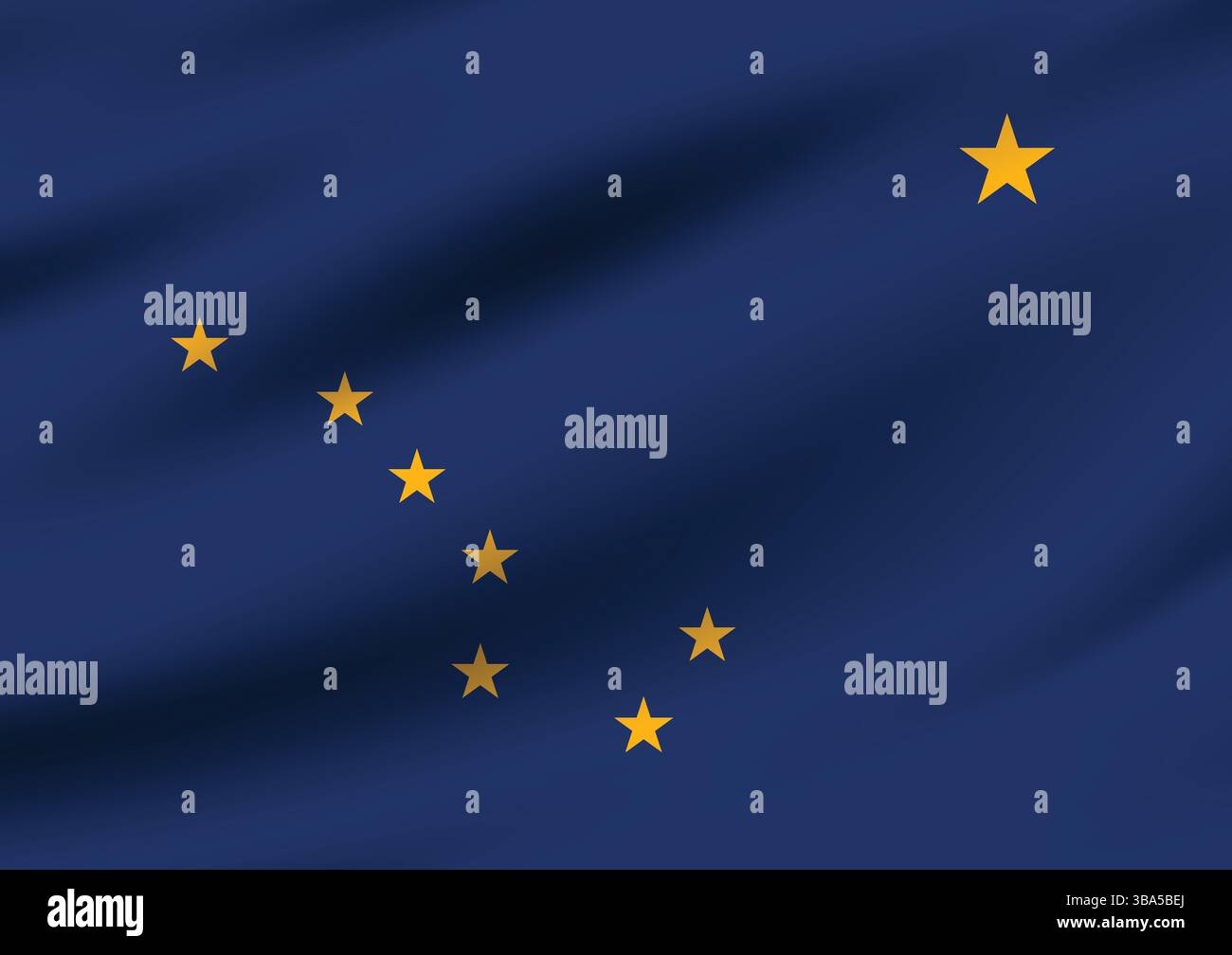 Flag of Alaska. Alaska flag official colors and proportion digital ...