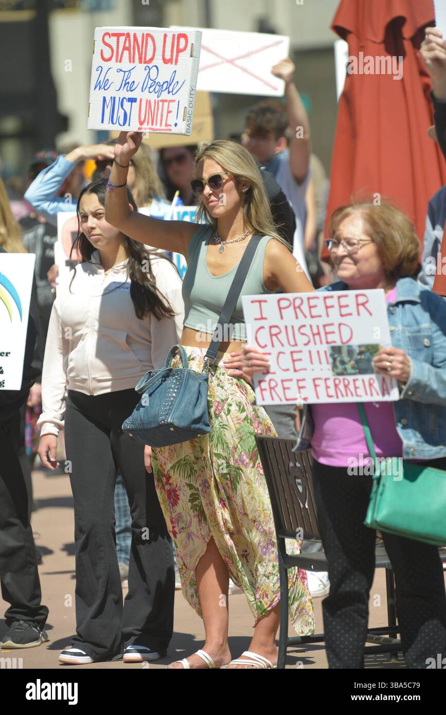 May 11, 2025, Worcester, Ma, USA: Angry residents demonstrate on ...