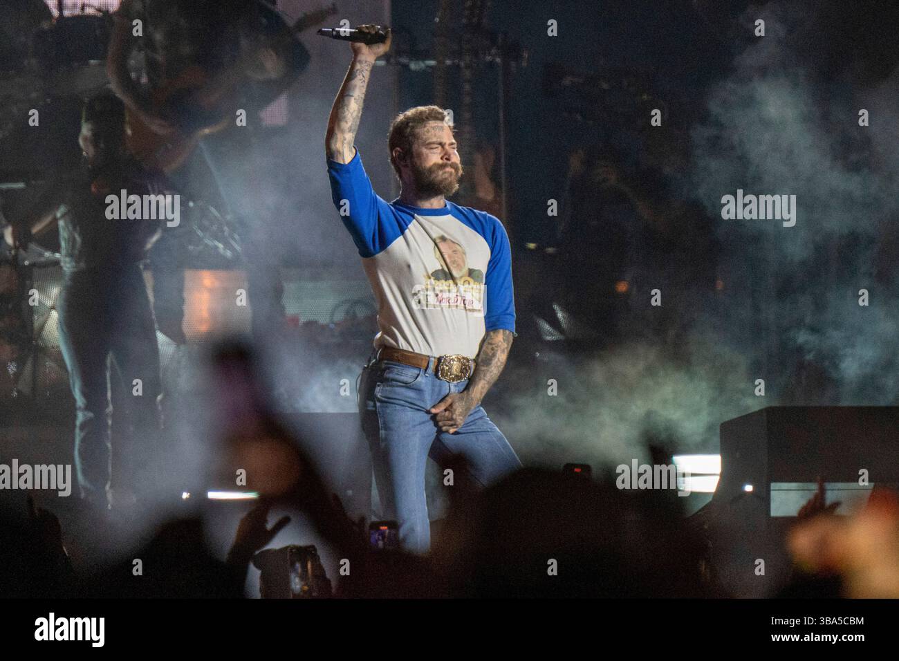 Post Malone performs during The BIG ASS Stadium Tour on Sunday, May 11 ...