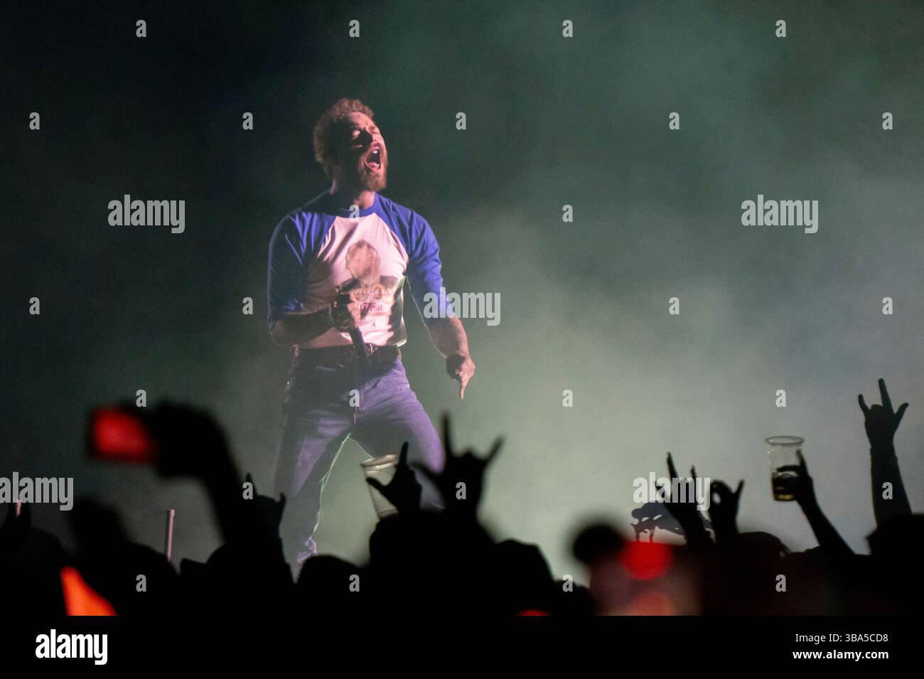 Post Malone performs during The BIG ASS Stadium Tour on Sunday, May 11 ...