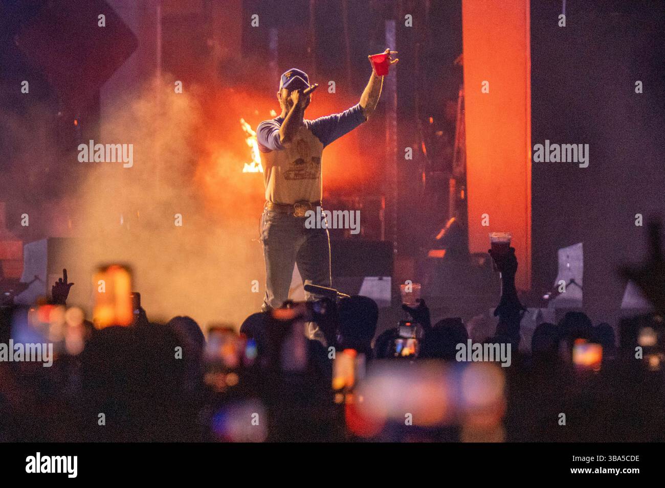 Post Malone performs during The BIG ASS Stadium Tour on Sunday, May 11 ...