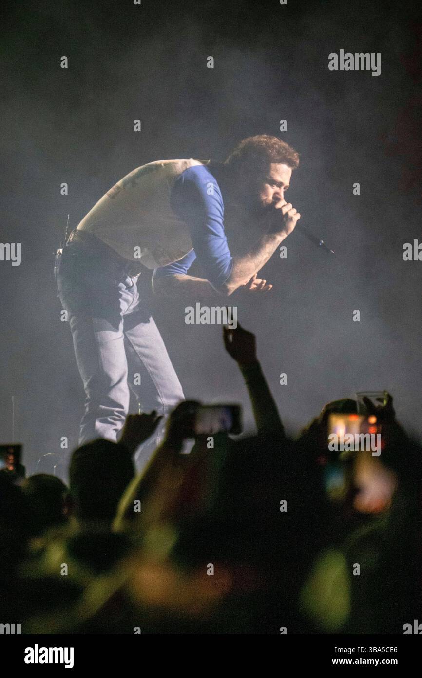 Post Malone performs during The BIG ASS Stadium Tour on Sunday, May 11 ...