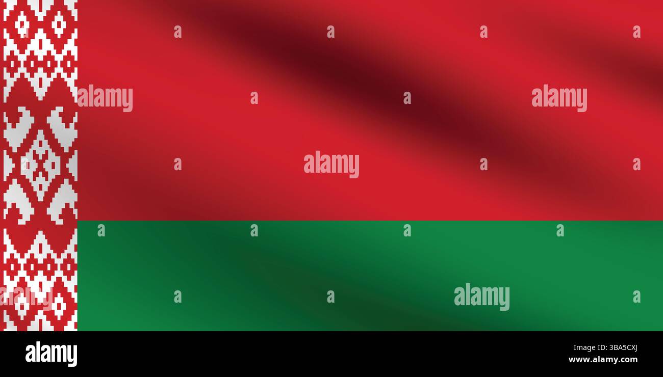 Flag of Belarus. Belarus flag official colors and proportion digital ...