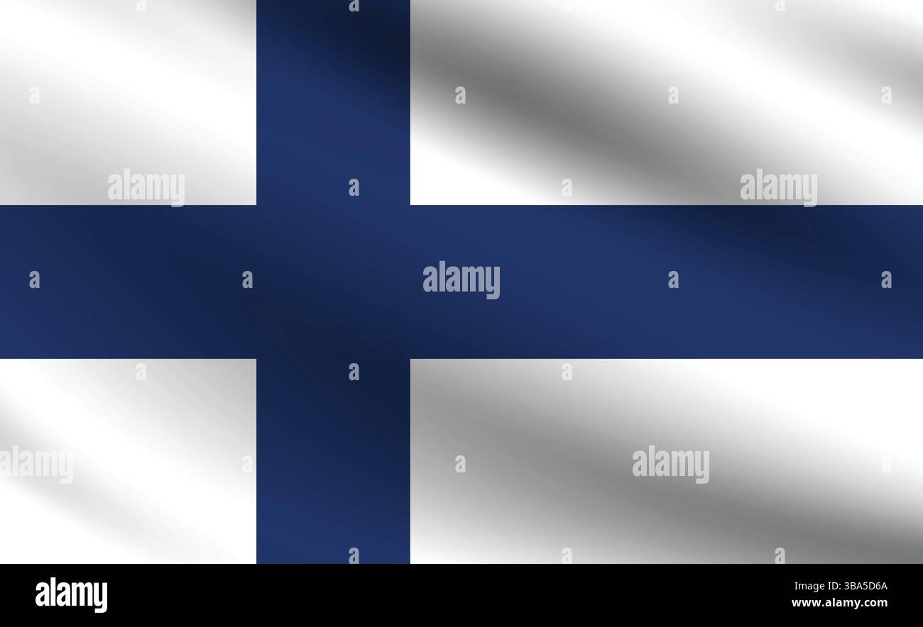 Flag of Finland. Finland flag official colors and proportion digital ...