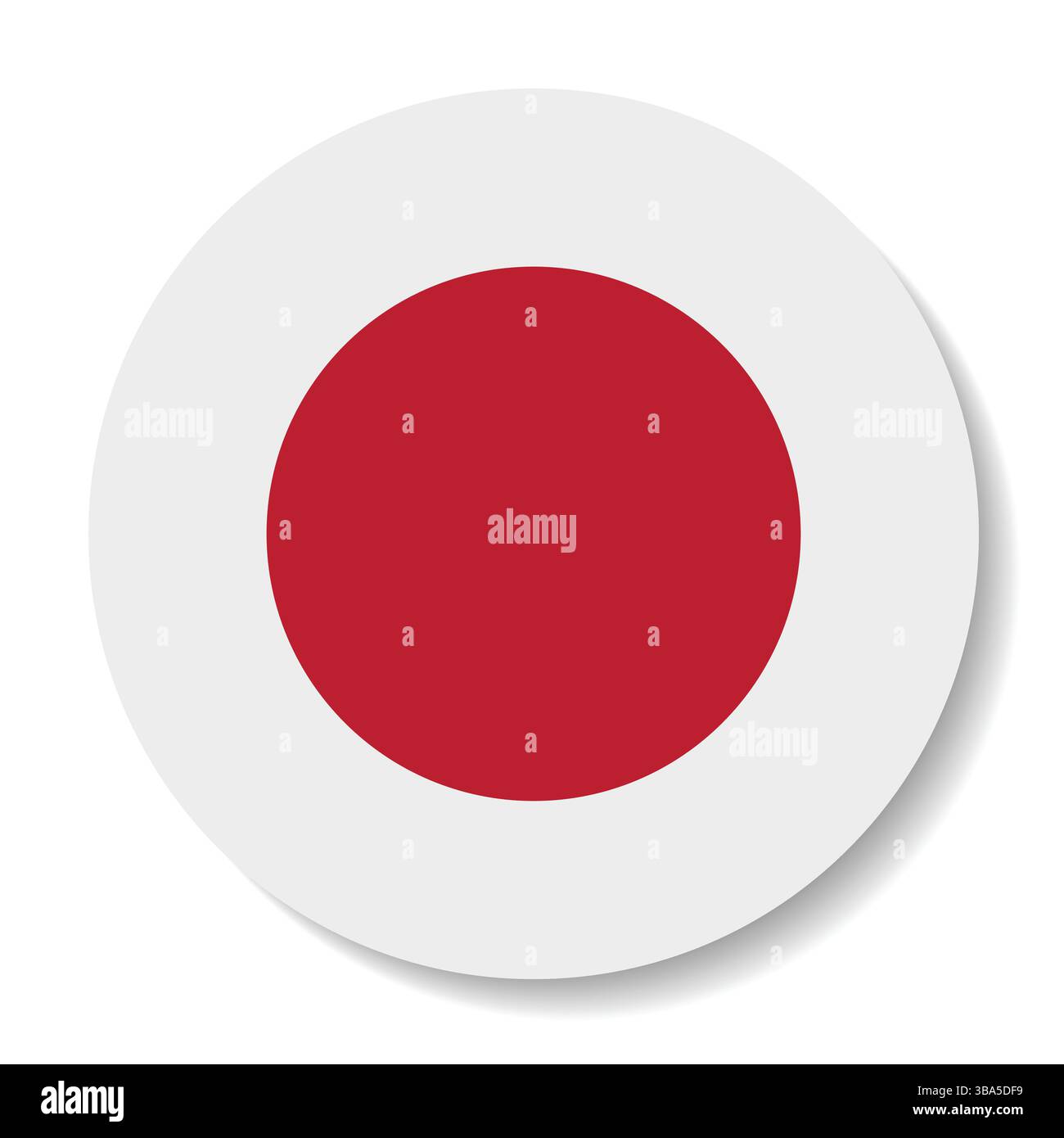 Flag of Japan. Japan button flag logo icon computer vector illustration design Stock Vector ...