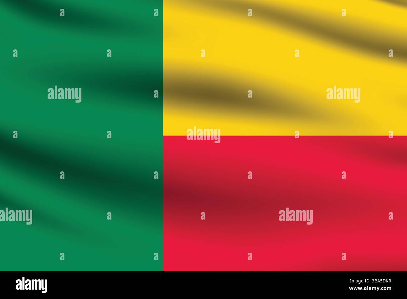 Flag of Benin. Benin flag official colors and proportion digital vector ...