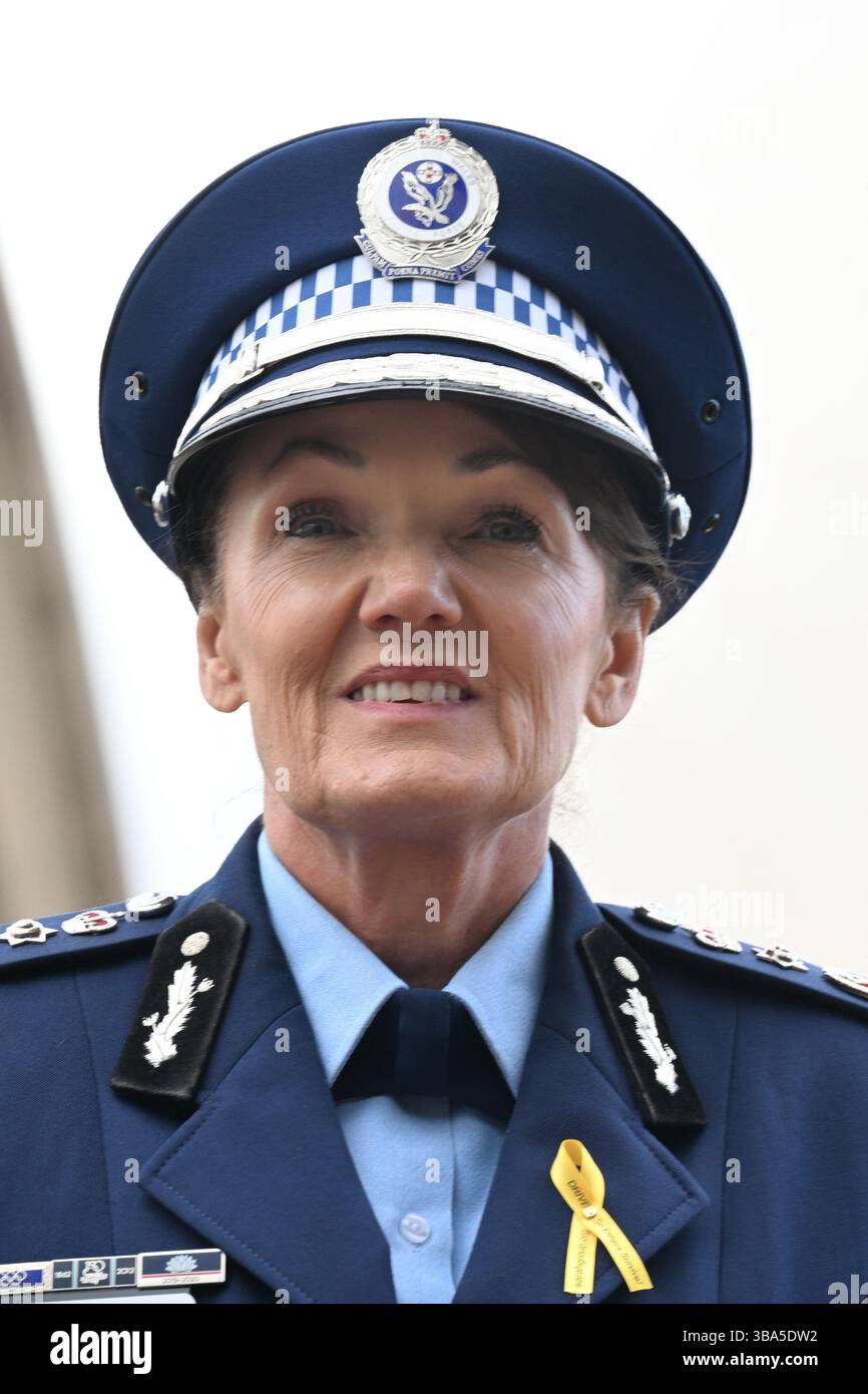 Sydney, Australia. 12th May, 2025. NSW Police Commissioner Karen Webb ...