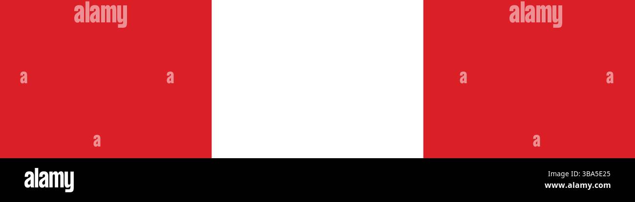 Flag of Peru. Peru flag long banner digital vector illustration Stock ...