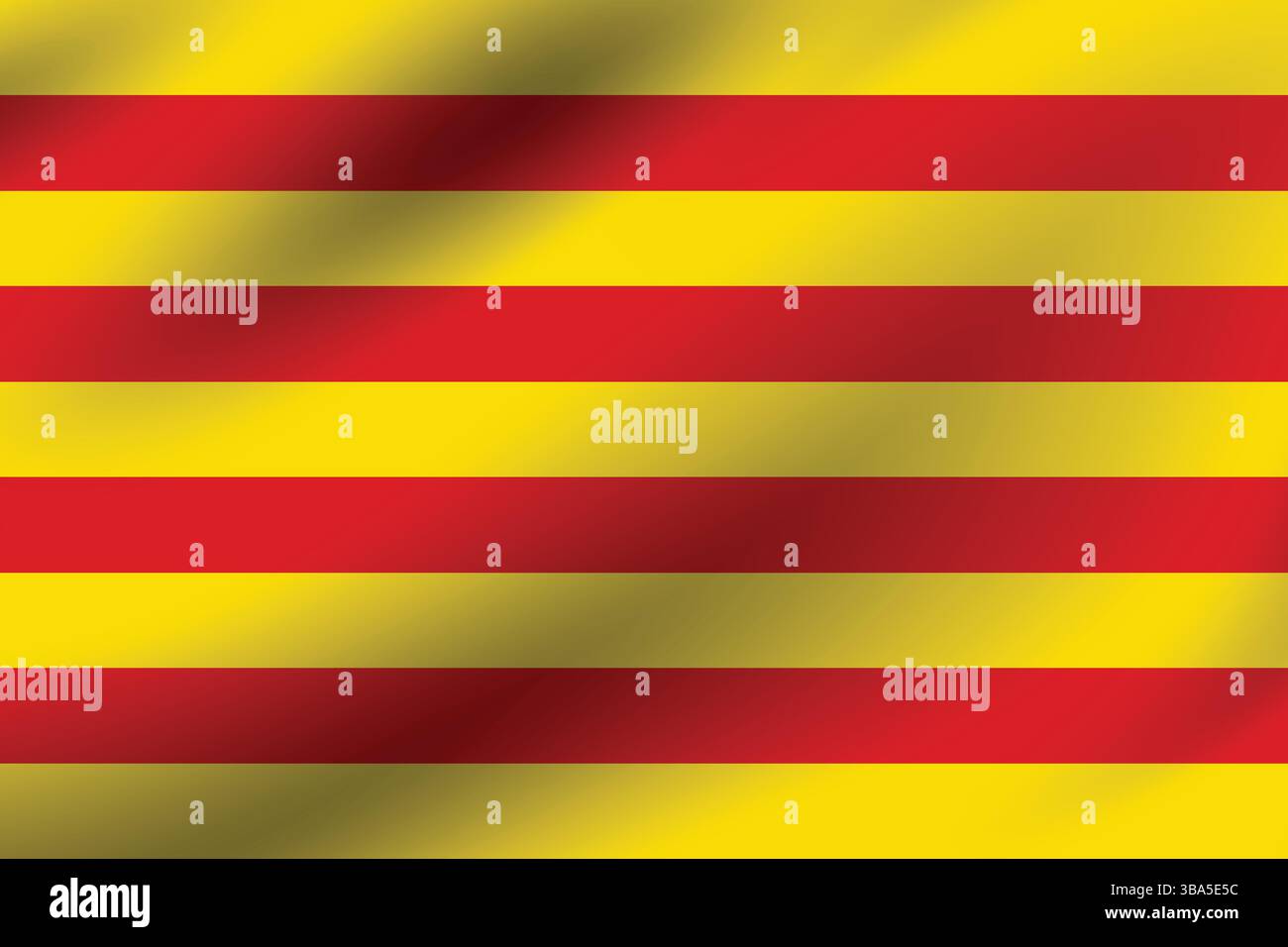 Flag of Catalonia. Catalonia flag official colors and proportion ...