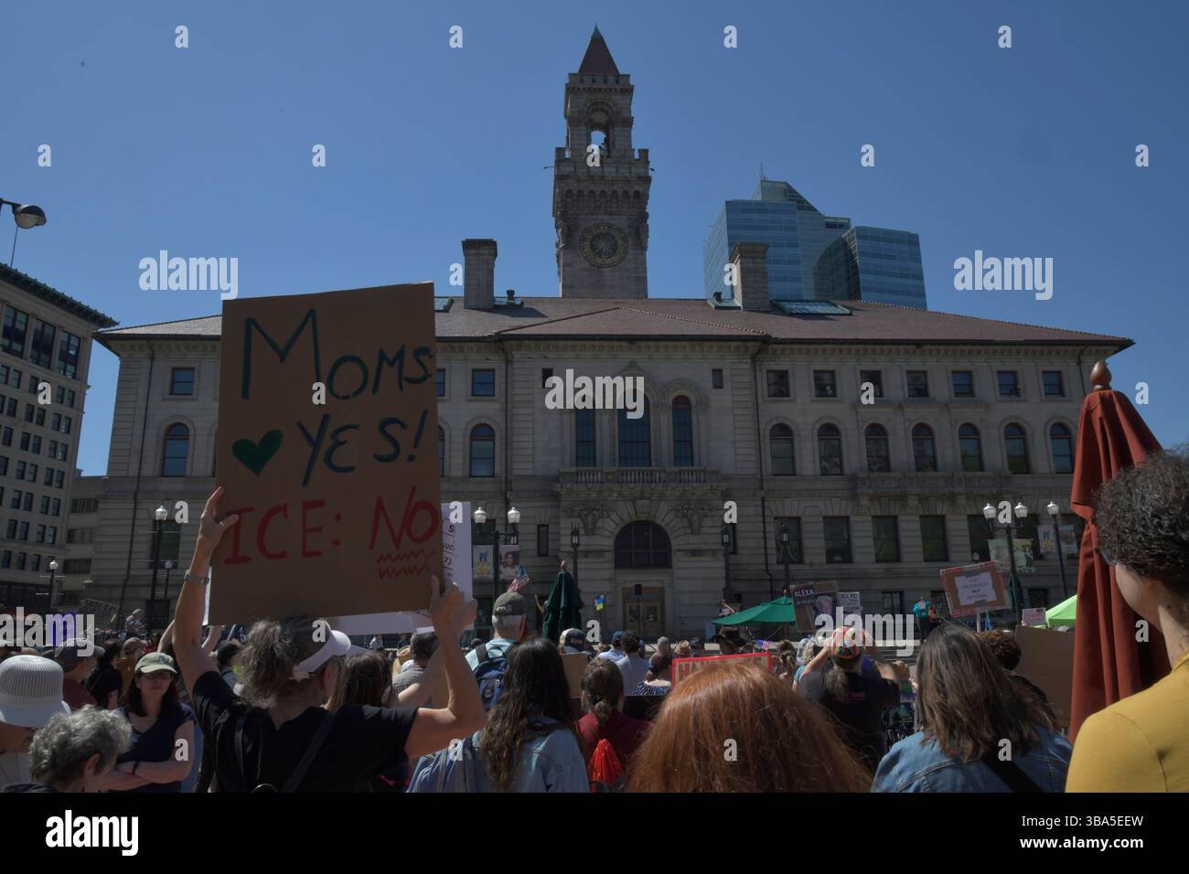 May 11, 2025, Worcester, Ma, USA: Angry residents demonstrate on ...