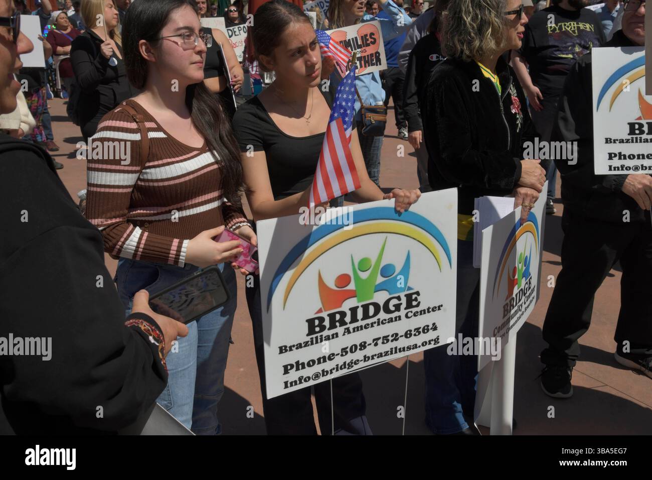 May 11, 2025, Worcester, Ma, USA: Angry residents demonstrate on ...