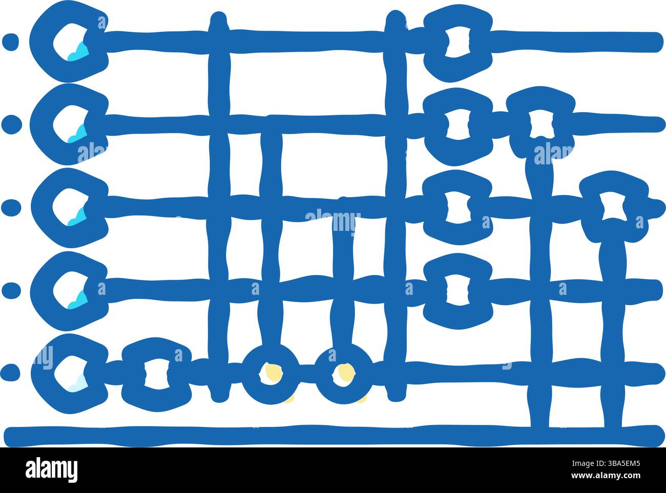 circuit quantum technology icon doodle illustration Stock Vector Image ...