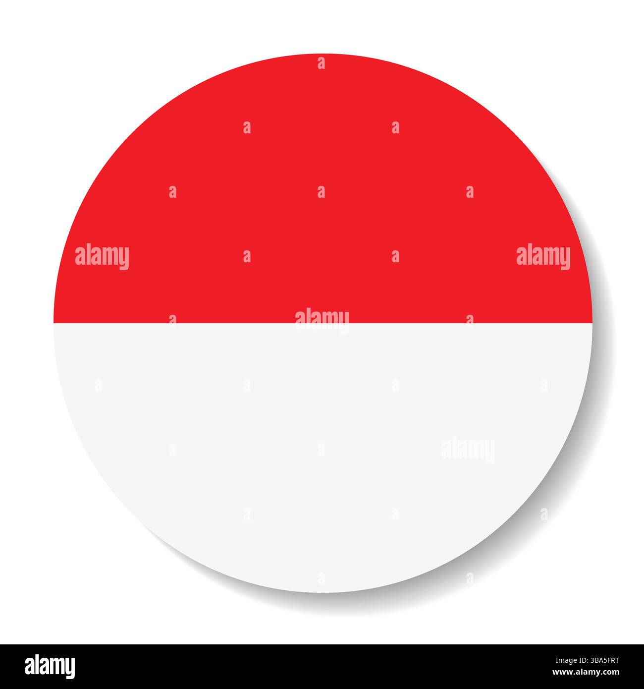 Flag of Indonesia. Indonesia button flag logo icon computer vector ...