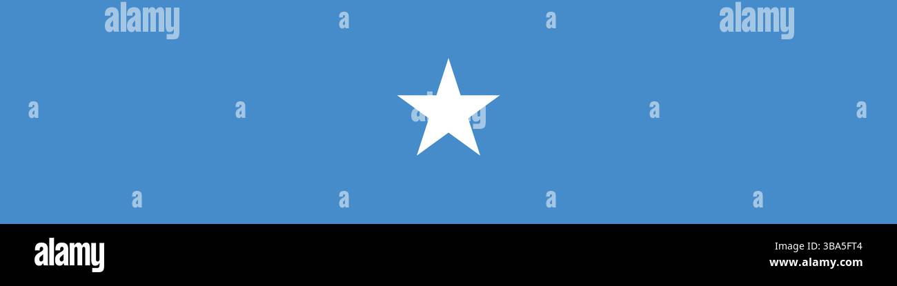 Flag of Somalia. Somalia flag long banner digital vector illustration ...