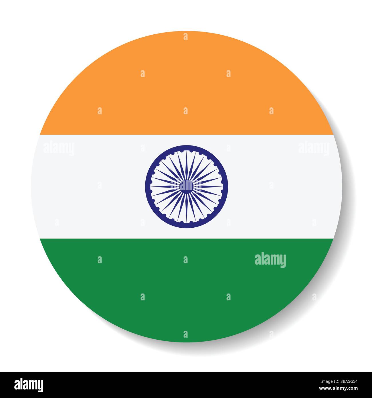 Flag of India. India button flag logo icon computer vector illustration ...