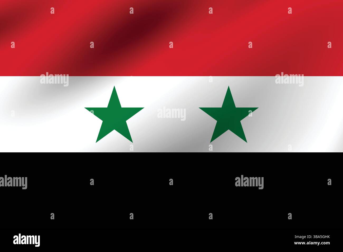 Flag of Syria. Syria flag official colors and proportion digital vector ...