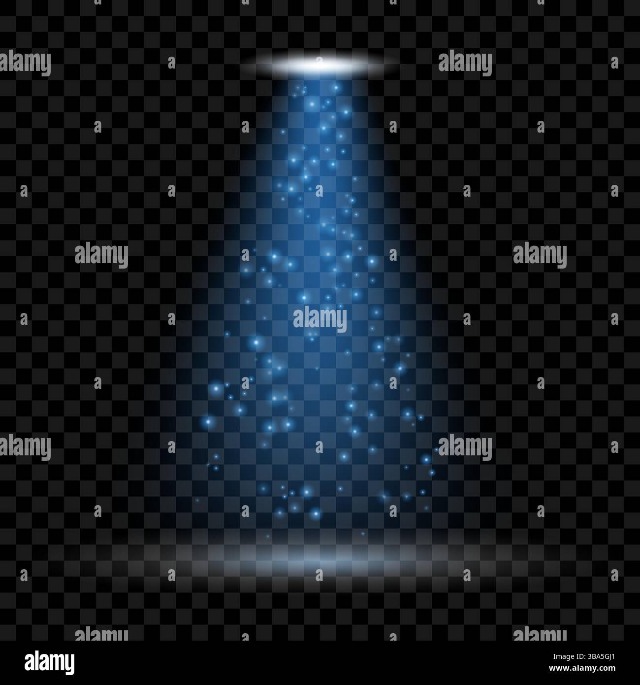 Blue abstract shining glitter particles Stock Vector Images - Alamy