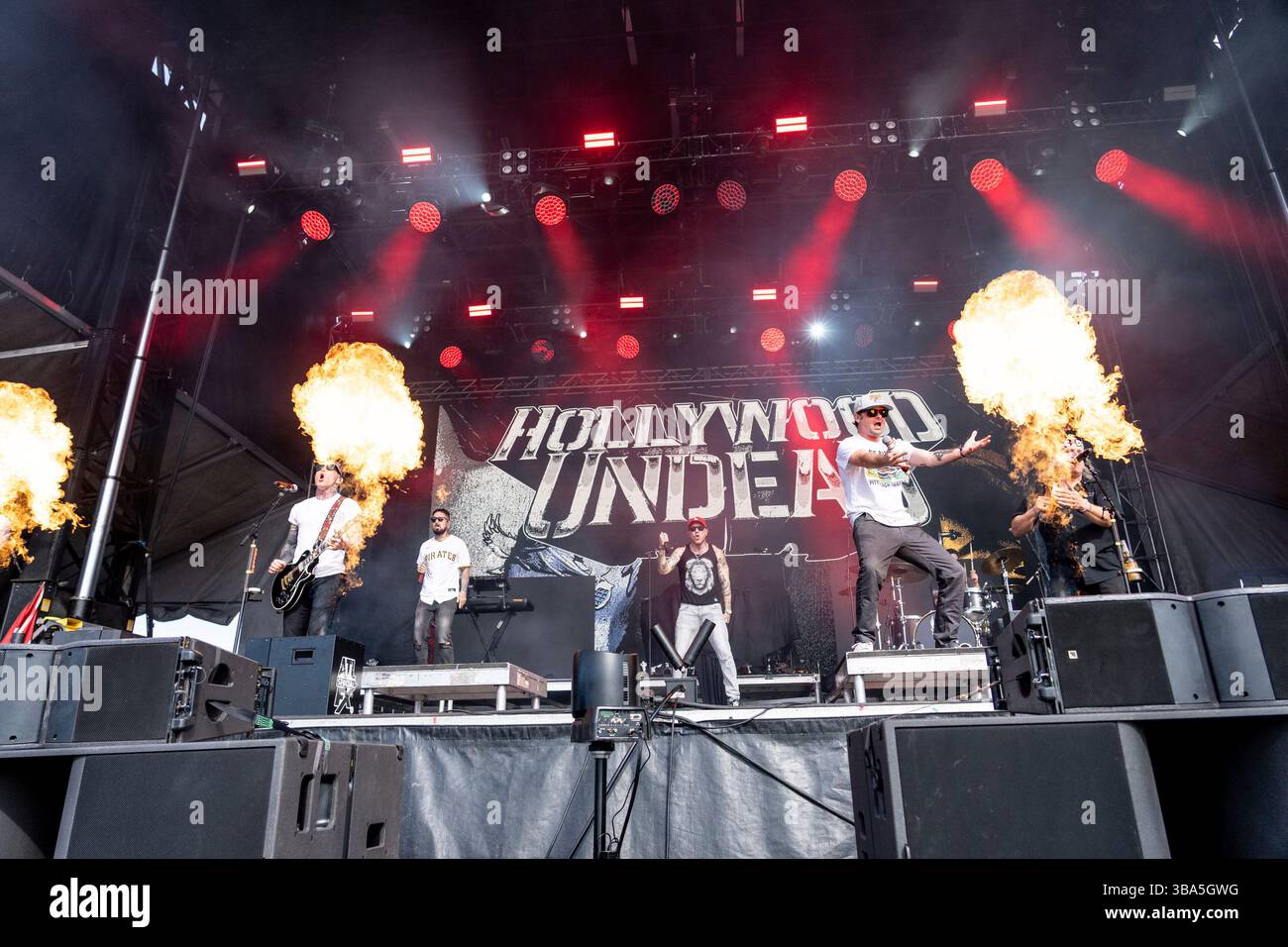 Danny Rose Murillo, from left, Jorel Decker, Johnny 3 Tears, and ...