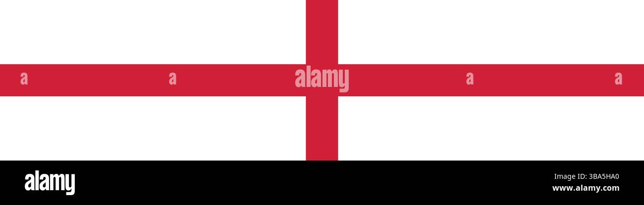 Flag of England. England flag long banner digital vector illustration ...