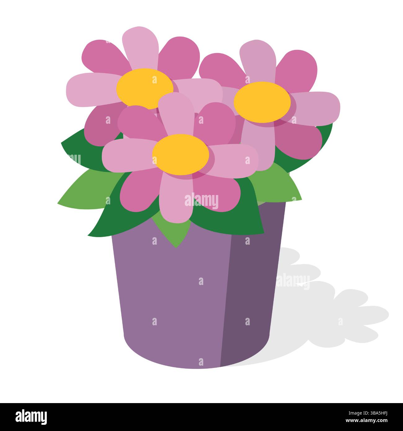 Purple houseplant Stock Vector Images - Alamy
