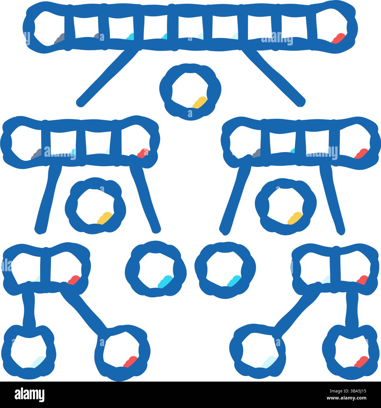 Quicksort Algorithm Icon Doodle Illustration Stock Vector Image And Art Alamy