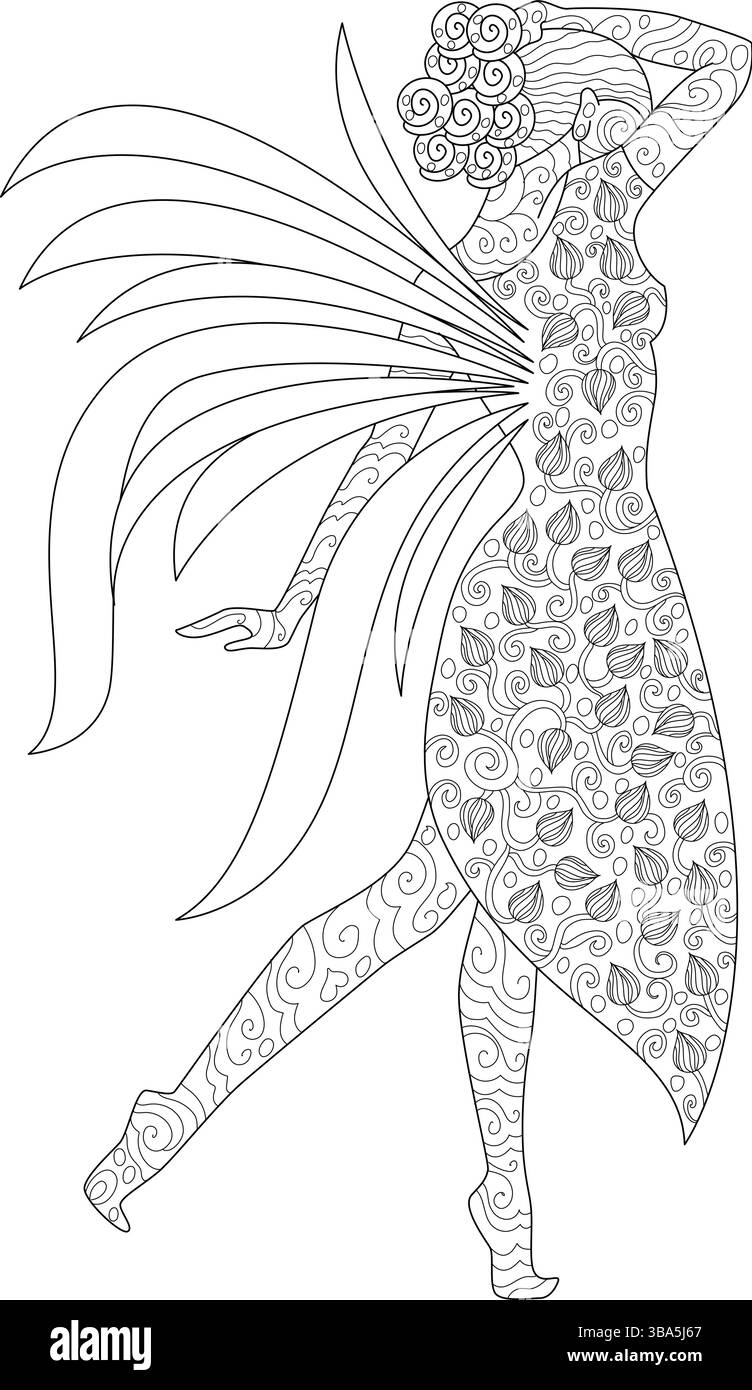 Angel female figure on Black and White Stock Photos & Images - Alamy