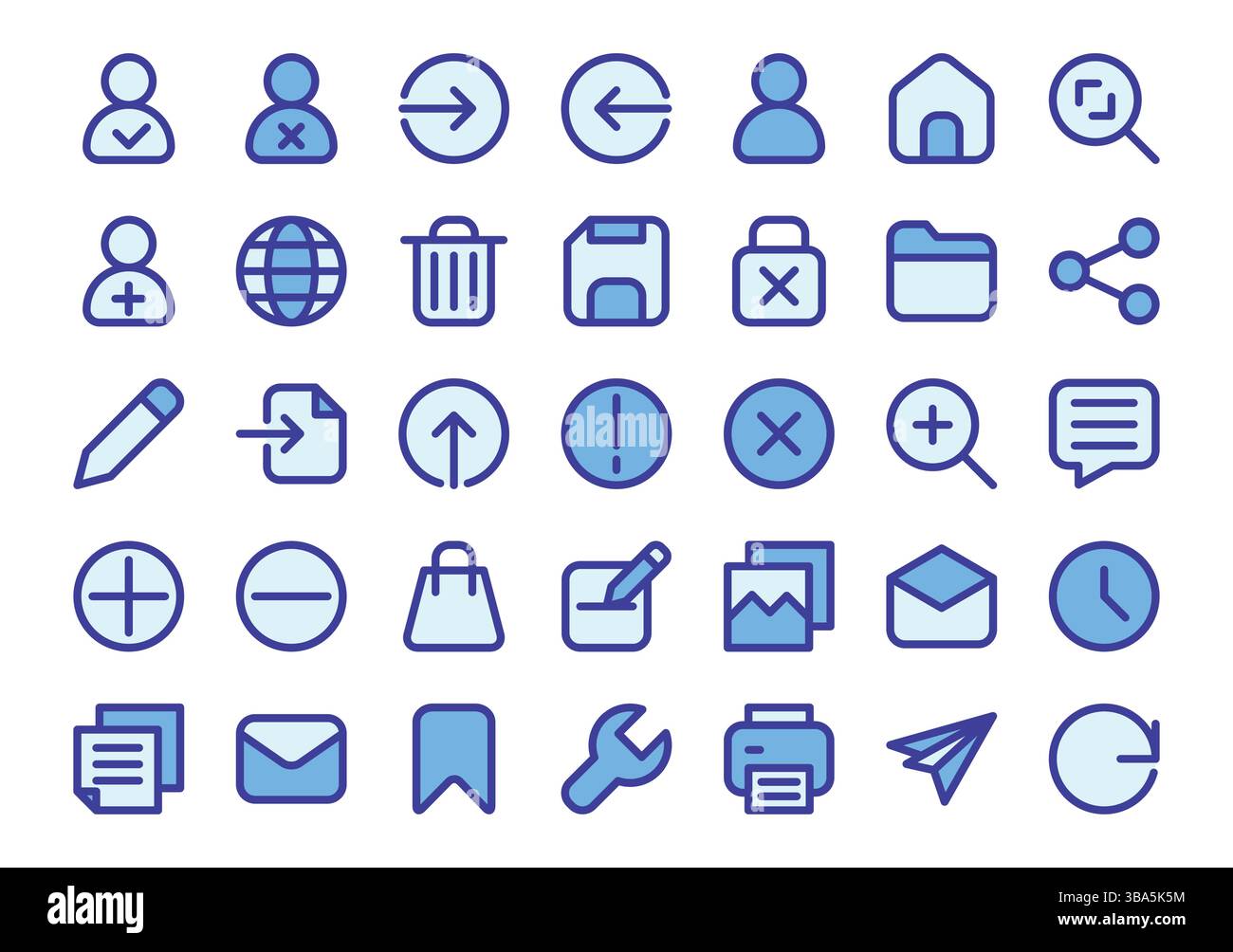 Comment icons collection in Stock Vector Images - Alamy