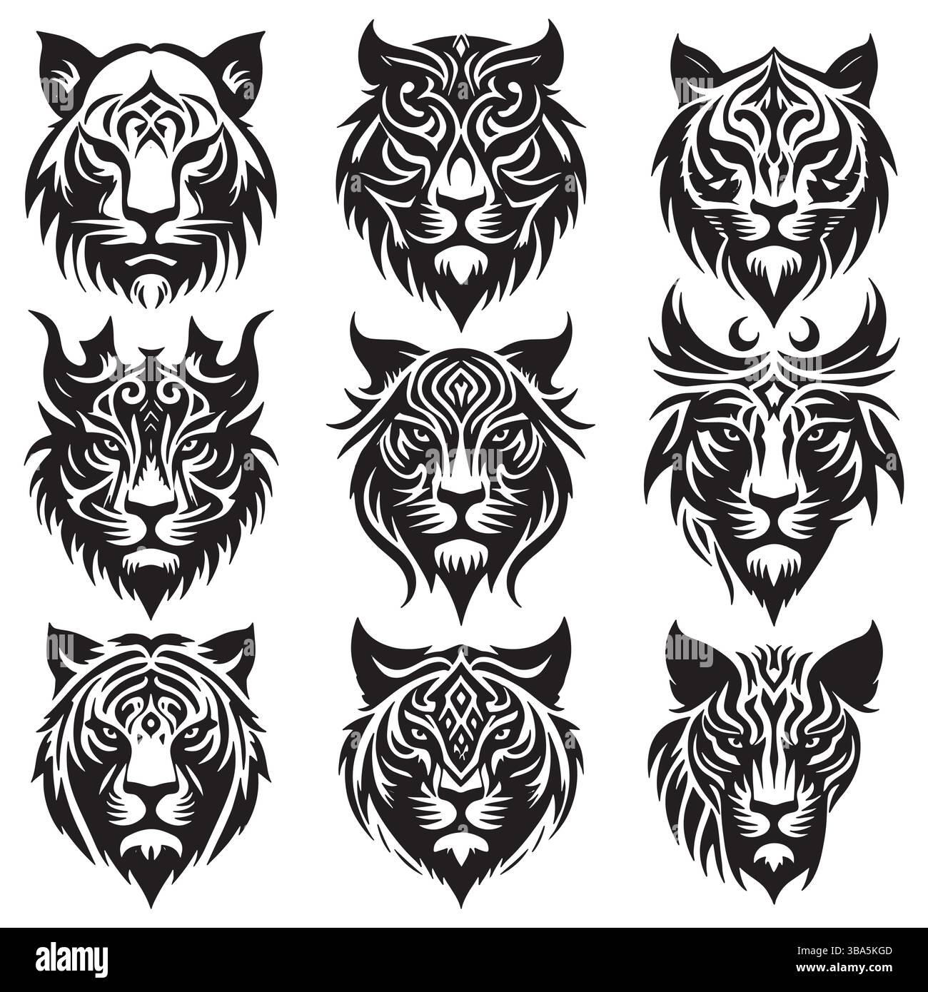 Animal vector designs hi-res stock photography and images - Alamy