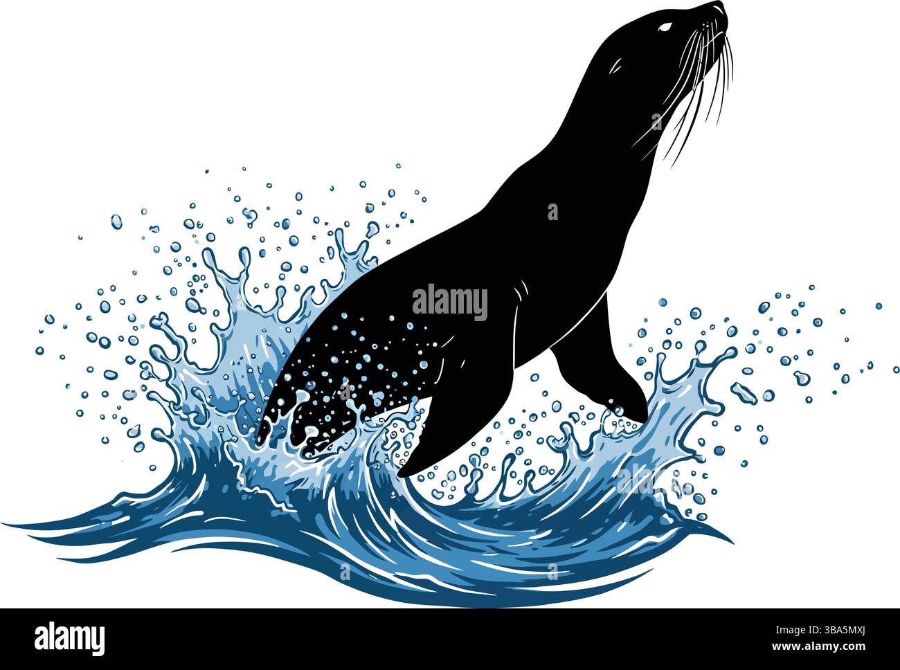 Seal body Stock Vector Images - Alamy