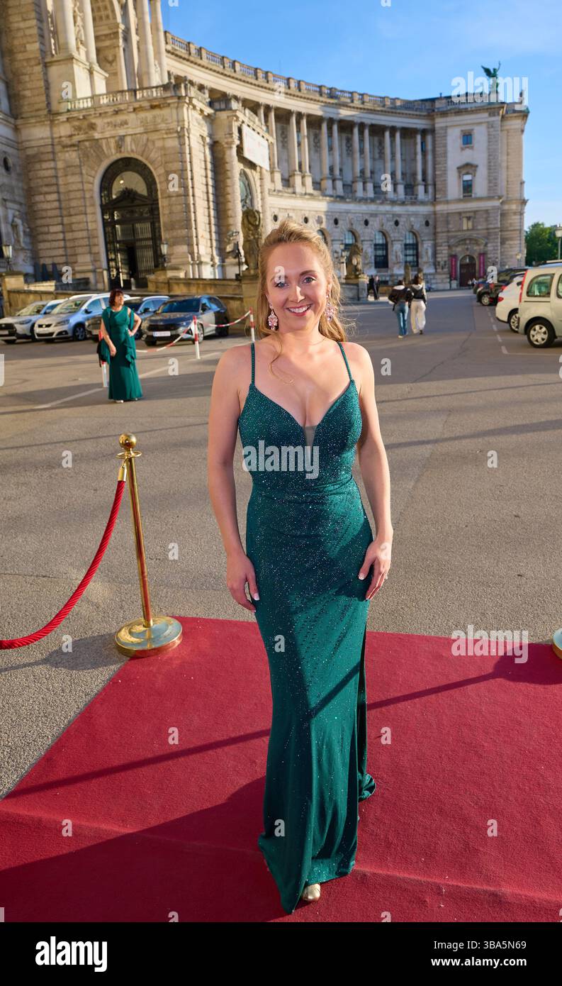 Amber MARSHALL is a guest at Dancer Against Cancer Ball at the Hofburg ...