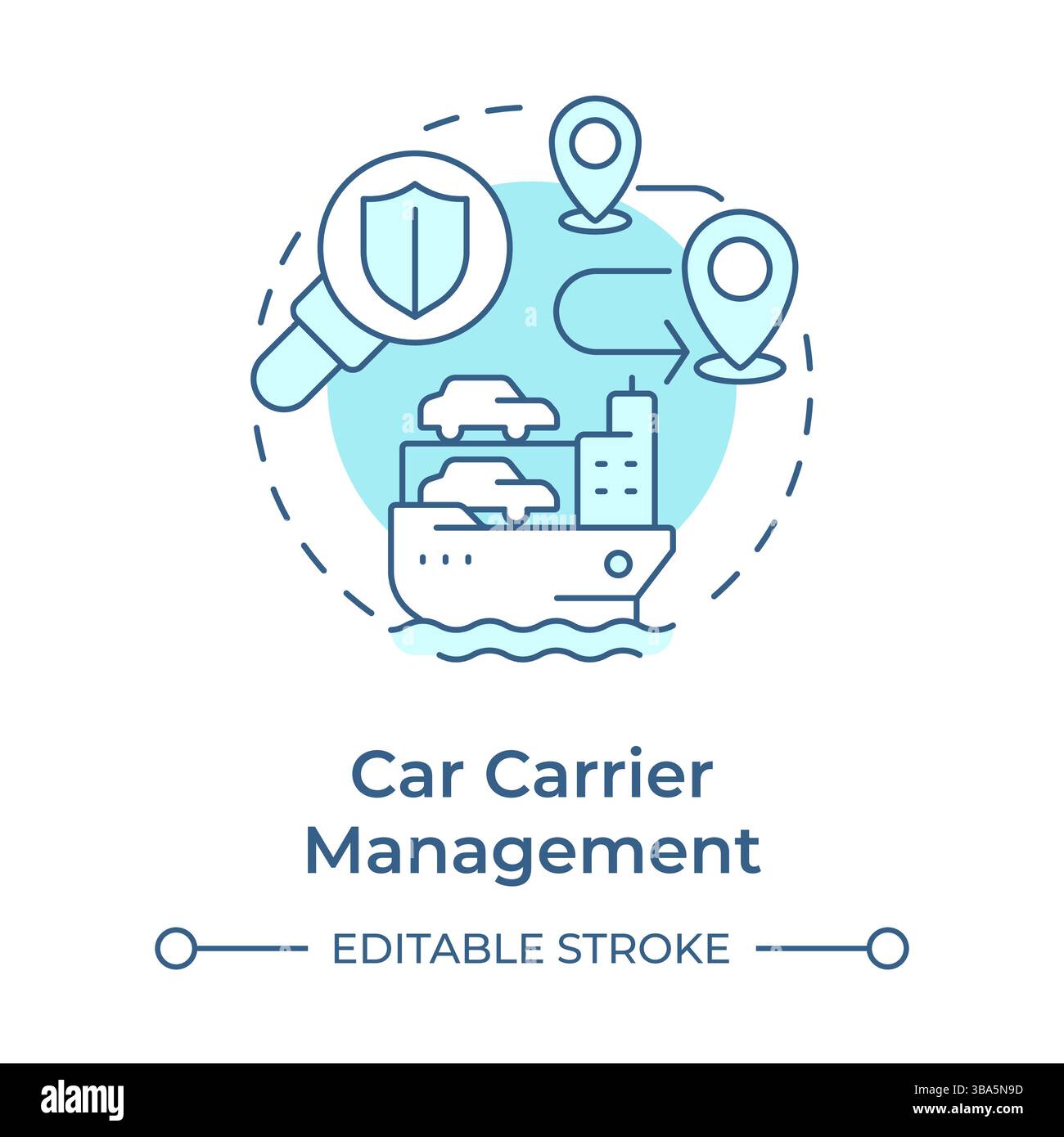 Mobile carrier transportation Stock Vector Images - Alamy