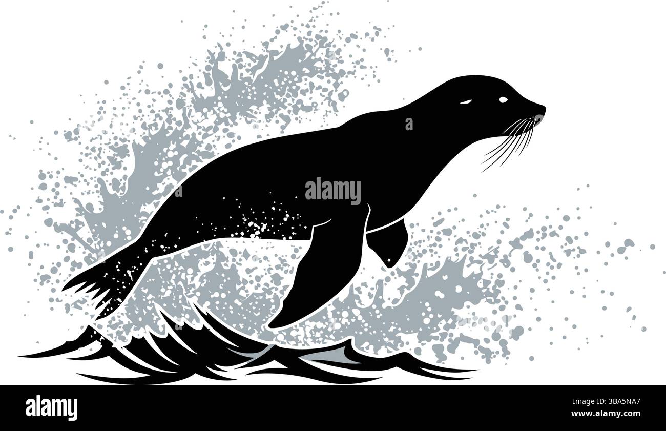 Seal body Stock Vector Images - Alamy