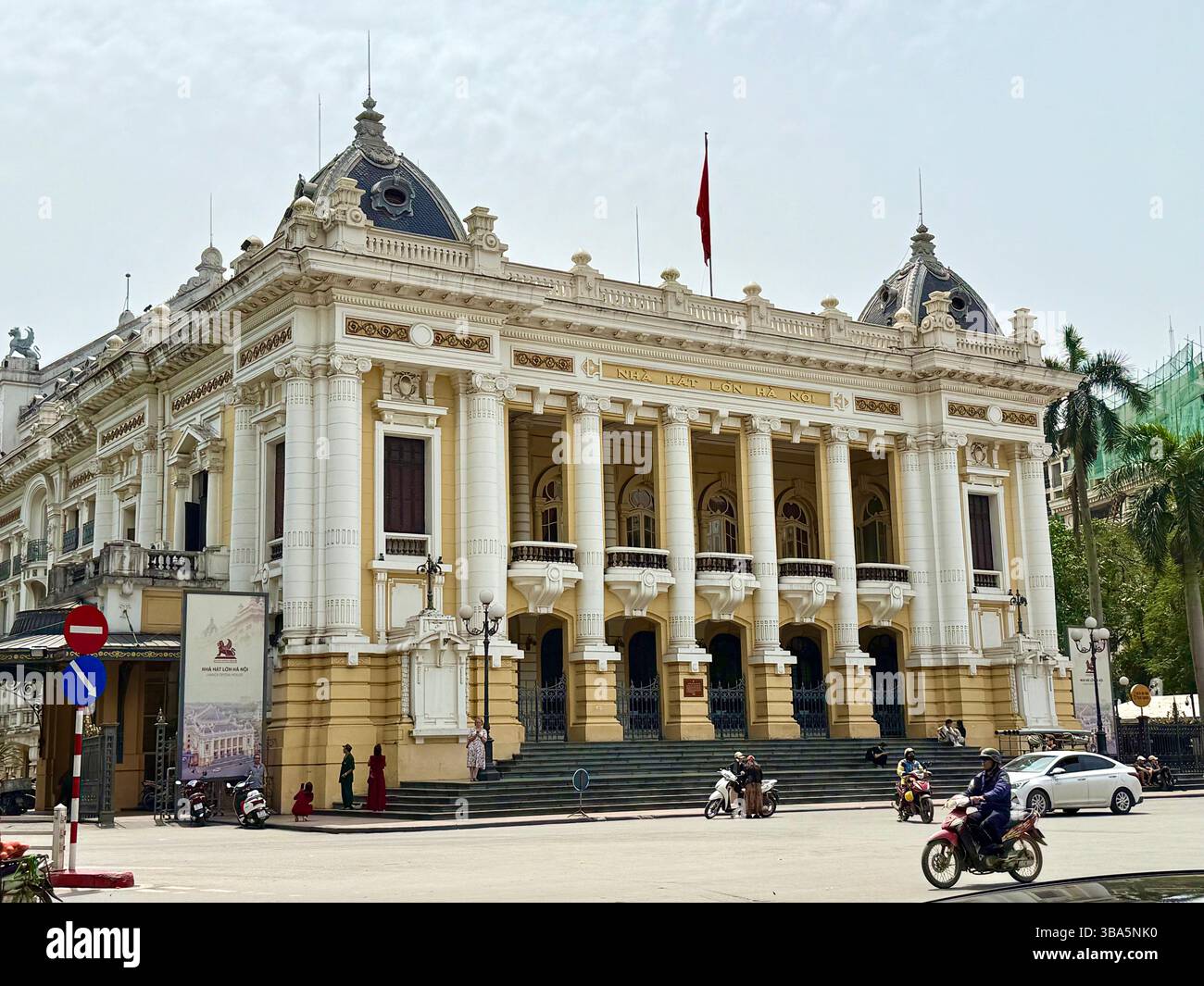 Hanoi, Vietnam. 14th Apr, 2025. The Hanoi Opera House was opened in ...
