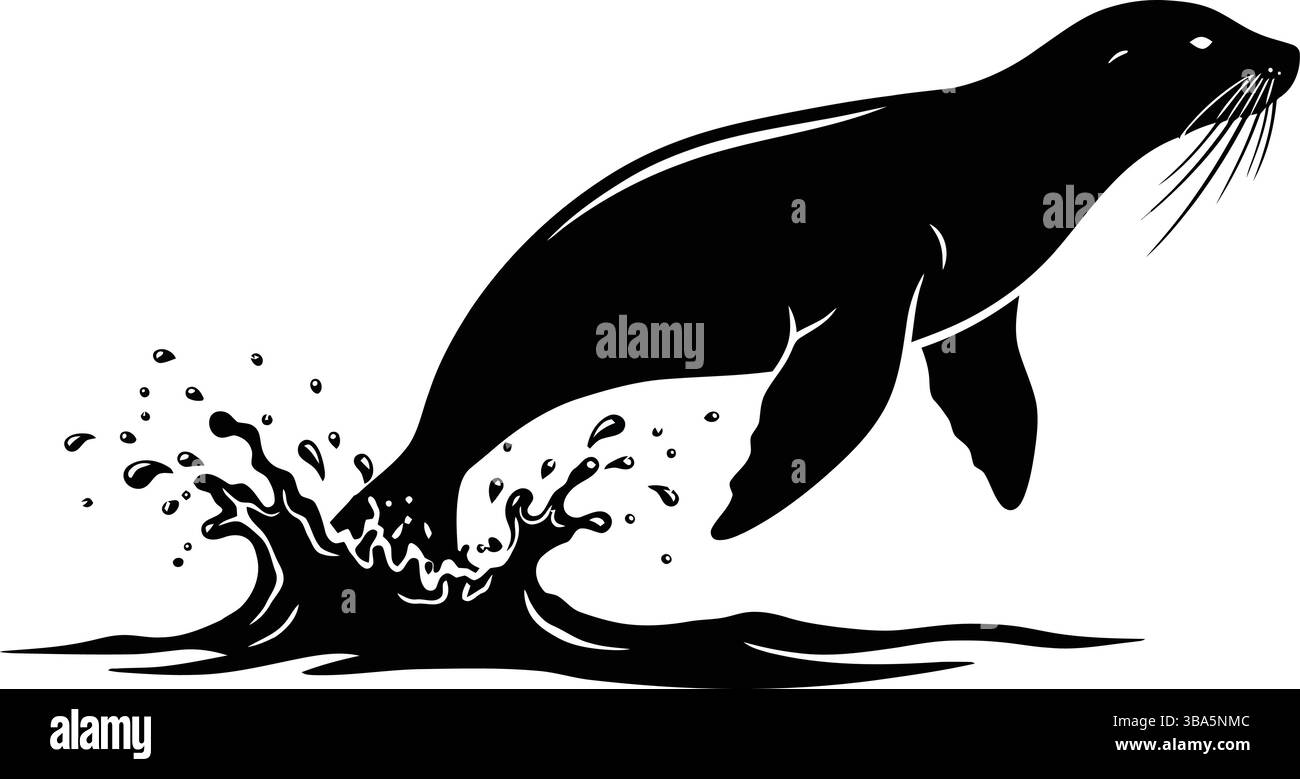 Dynamic aquatic life Cut Out Stock Images & Pictures - Alamy