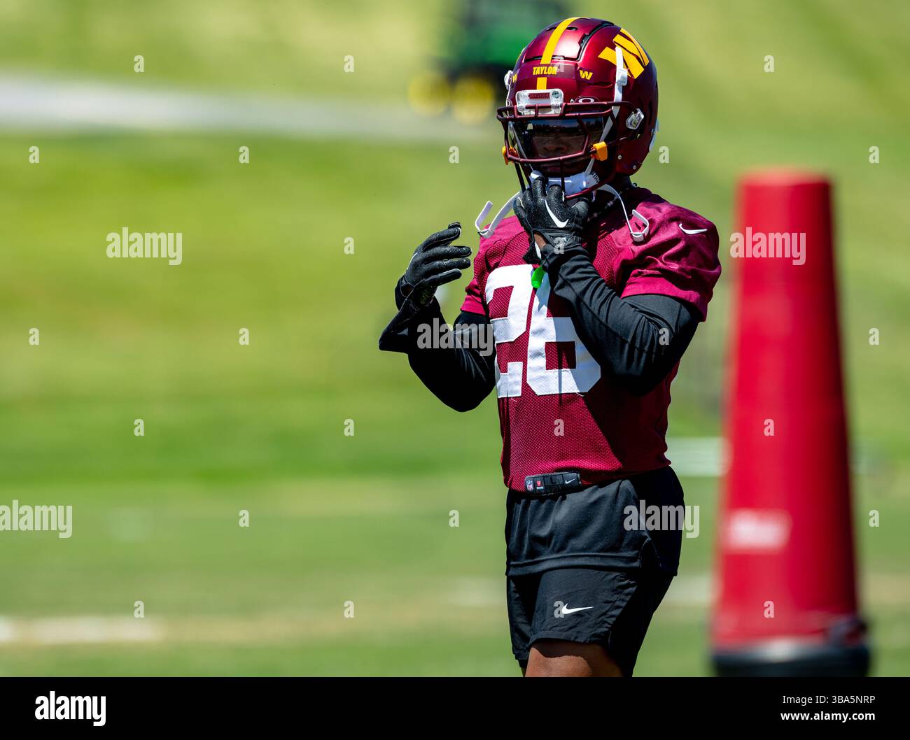 Defensive back Gabe Taylor at Rookie Camp at the OrthoVirginia Training ...