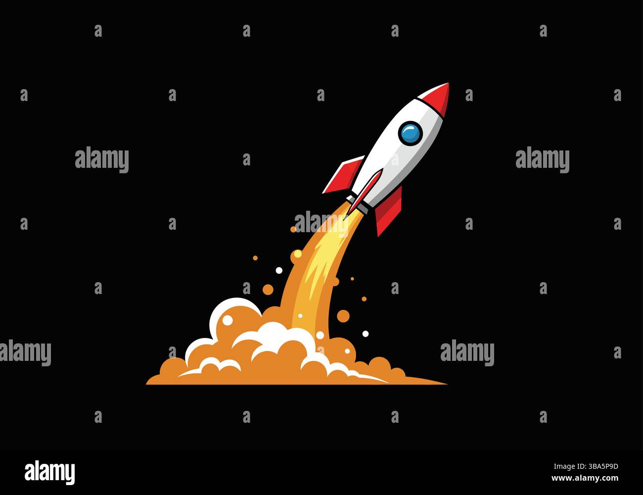 Minimalistic cosmic art Stock Vector Images - Alamy