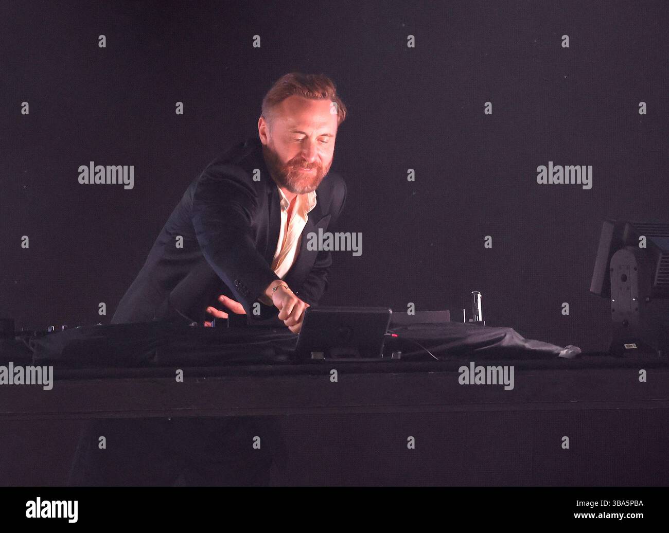 Huntington Beach, United States. 10th May, 2025. David Guetta performs ...