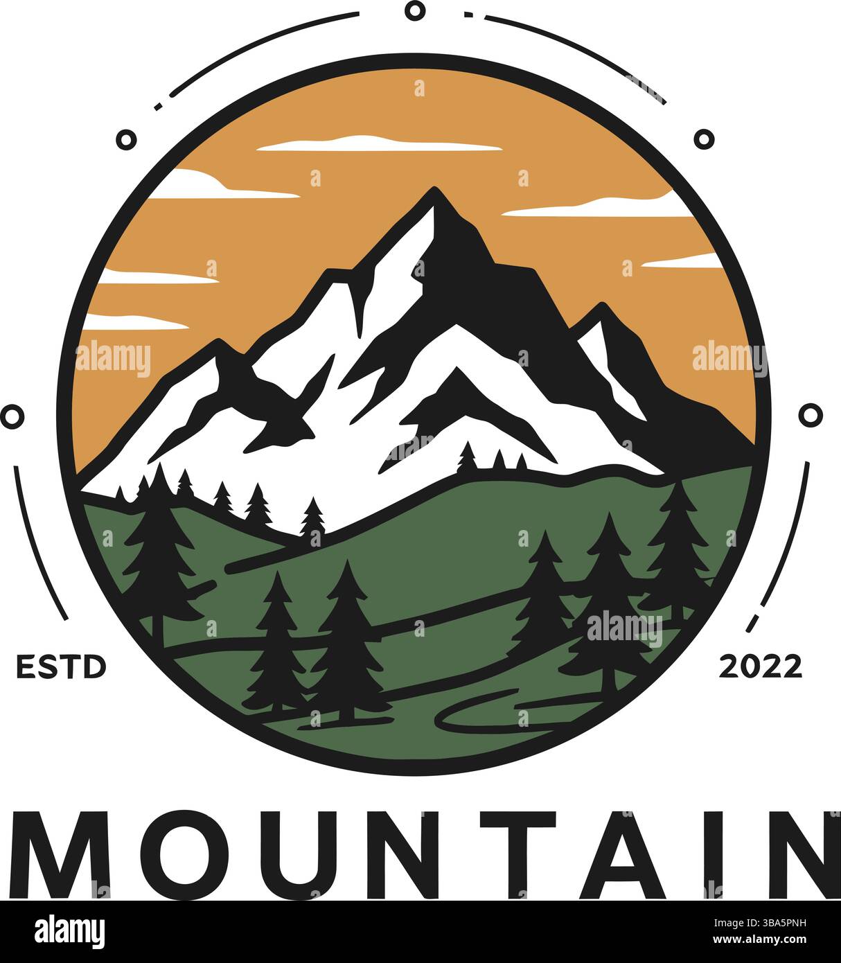 Terrain logo Stock Vector Images - Alamy